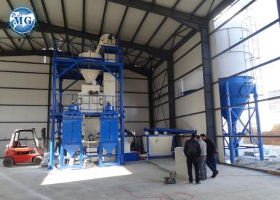 China 380V 50HZ Tile Adhesive Machine / Mixing Packagiing Dry Mortar Production Line for sale