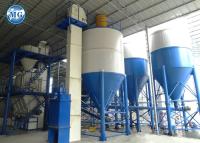 China Customized Color 10-30T per hour Tile Adhesive Making Machine for cement sand mixing and packing for sale