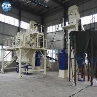 China PLC Control Semi Automatic Dry Mix Powder Mortar Mixing Plant Wall Putty Sand Cement Gypsum Mixer Ceramic Tile Adhesive Glue Making Machine for sale