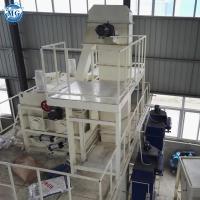 China PLC Control Semi Automatic Dry Mix Powder Mortar Mixing Plant Wall Putty Sand Cement Gypsum Mixer Ceramic Tile Adhesive Glue Making Machine for sale
