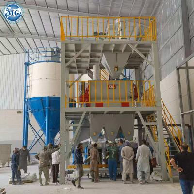 China PLC Control System and Automatic Automation in Tile Adhesive Production Line for sale