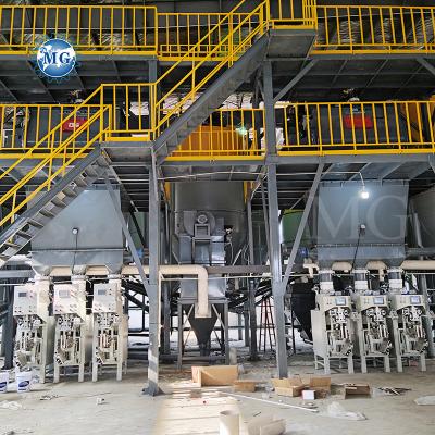 China Fast Packing Dry Mortar Production Line Wall Putty Plaster Sand Cement Mixer Ceramic Tile Adhesive Glue Manufacturing Plant for sale