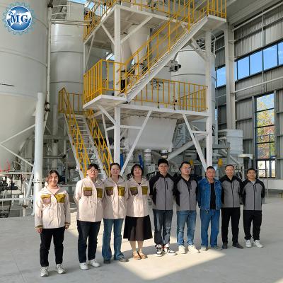 China Full Automatic Sand Cement Powder Mixing Tile Grout Tile Adhesive Dry Mix Plant for sale