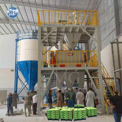 China Automatic Weighing Dry Mortar Mixing Plant for sale