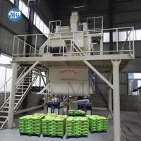 China 49KW Power Energy Saving Dry Mortar Mixing Plant Wall Putty Plaster Skim Coat Sand Cement Mixer Tile Adhesive Glue Grout Making Machine for sale