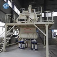 China 6000*6000*6000mm Easy Installation Dry Mortar Mixing Plant Wall Putty Plaster Skim Coat Sand Cement Mixer Tile Adhesive Glue Grout Making Machine for sale