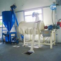 China 1-3 T / Batch Sprial Ribbon Mixer Blender Machine Wall Putty Plaster Skim Coat Sand Cement Tile Adhesive Grout Dry Mortar Mixing Plant for sale