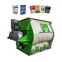 China Long Lifetime Double Twin Shaft Agravic Paddle Mixer Blender Machine Wall Putty Plaster Skim Coat Tile Adhesive Grout Dry Mortar Mixing Plant for sale