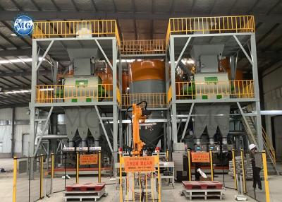 China 8000*8000*8000mm Dry Powder Mortar Mixing Plant Wall Putty Skim Coat Tile Adhesive Making Machine for sale
