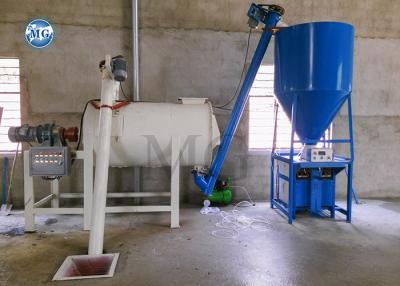 China High Speed Feeding Small Dry Mix Mortar Mixing Plant Wall Putty Gypsum Floor Tile Adhesive Glue Grout Making Machine for sale