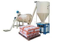 China 1-8 T / H Small Dry Mix Mortar Mixing Plant Wall Putty Floor Tile Adhesive Glue Grout Making Machine for sale