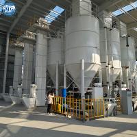 China Automatic Tower Type Dry Mortar Production Line with 10-30 T/H Capacity PLC Control System and Twin Shaft Mixer for sale