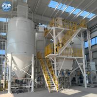 China Automatic Tower Type Dry Mortar Production Line with 10-30 T/H Capacity PLC Control System and Twin Shaft Mixer for sale