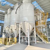 China Automatic Tower Type Dry Mortar Production Line with 10-30 T/H Capacity PLC Control System and Twin Shaft Mixer for sale