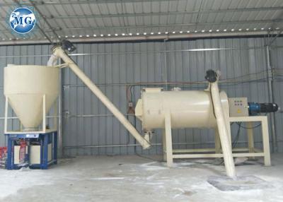 China Carbon Steel Cement Mixer Machine Small Spiral Ribbon Mixer Customized Color for sale