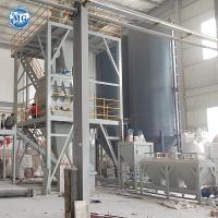 China Dry Mortar Production Line with 10-30 T/H Capacity Twin Shaft Mixer and PLC Control System for sale