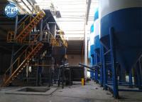 China Tile Adhesive / Tile Glue Mixing Dry Mortar Production Line PLC Control for sale