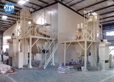 China Tile Glue Dry Mix Mortar Batching Plant For 8t Tile Adhesive 3800mm Discharging Height for sale