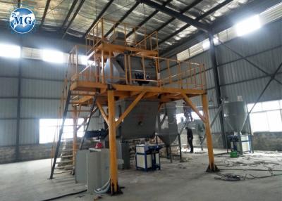 China High Efficiency 8 - 10T/H Dry Mortar Production Line Semi Automatic Batch Blending for sale
