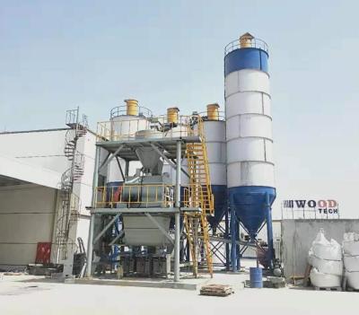 China 10 - 30T Per Hour Dry Mortar Equipment Electric Mortar Mixer Steel Material for sale