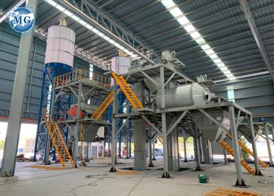 China High Efficiency Full Automatic Dry Mortar Mixer Machine Energy Saving 8m * 6m * 9m for sale