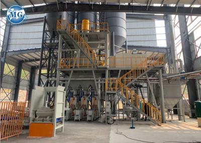 China 10 - 30T Per Hour Tile Adhesive Machine For Cement Sand Mixing And Packing for sale