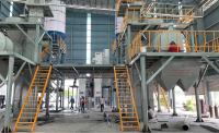 China 10 - 30T Per Hour Tile Adhesive Machine For Cement Sand Mixing And Packing for sale