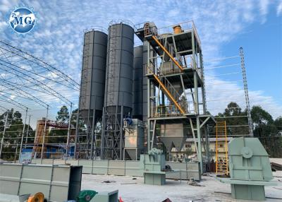 China PLC Control Dry Mix Mortar Plant Tile Adhesive Making Machine 60 - 80kw Power for sale