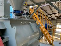 China Automatic PLC Tile Adhesive Making Machine Weighing Packing for sale