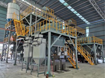 China 9M Automatic Dry Mortar Mix Plant For Tile Adhesive Machine Line for sale