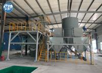 China PLC Dry Mix Plant With Twin Shaft Mixer Available Aggregate Bins for sale