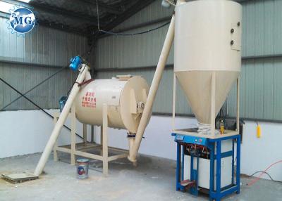 China 3t/H Gypsum Tile Adhesive Mixing Machine Material Feeding Manual Batching for sale