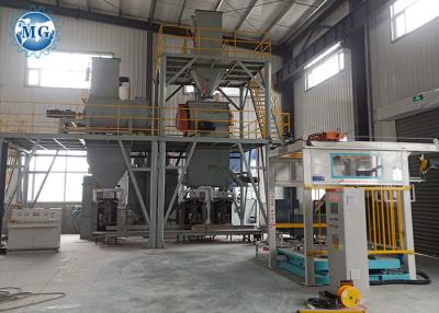 China Tile Adhesive Dry Mortar Equipment With Packing Machine PLC Control for sale