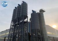 China PLC Dry Mix Plant With Twin Shaft Mixer Available Aggregate Bins for sale