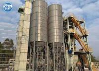 China Flexible And Reliable Dry Concrete Batching Plant 380V/50Hz 200KW Engineer Guide for sale