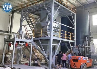 China 8-9m Automatic Dry Mortar Mix Plant For Tile Adhesive And Tile Cement Making for sale