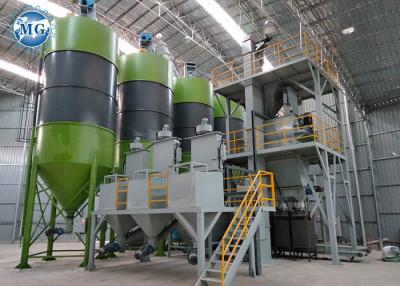 China Automatic Ceramic Tile Adhesive Mortar Production Line Twin Shafts Agravic Mixer for sale