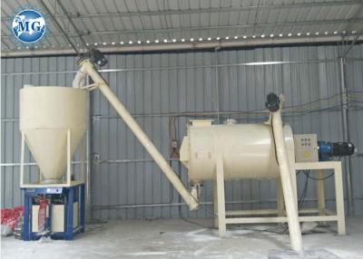 China 20 Kw Simple Dry Mix Plant Mortar For Cement Multi Spiral Ribbon Mixer for sale