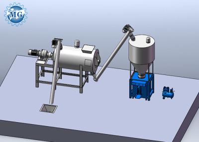 China Tile Adhesive Mixing Machine Simple 3-4 T/H Dry Mortar Production Line Ceramic for sale