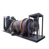 China High Efficiency Industrial Three Cylinder Rotary Sand Limestone Drum Sand Dryer Plant With Gas Diesel Burner With Best P for sale