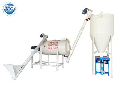 China 25KW Dry Mortar Mixing Plant 380V Tile Adhesive Wall Putty Making Machine for sale