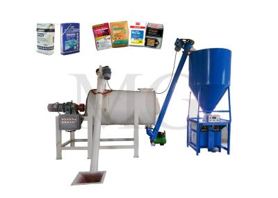 China Cement Sand Dry Mortar Plant Mixer Putty Making Machine for sale