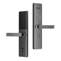China 6 In 1 Smart Home Security Package Entry Auto Lock Electronic Camera Deadbolt Doorbell System for sale