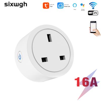 China 16A High Power Smart Plug with Power-off Memory and Real-time Energy Monitor for UK Appliances for sale