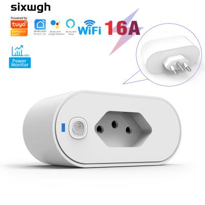 China Android IOS Dimmable Smart Plug Energy Power Monitoring 2.4GHz Fire Retardant for sale