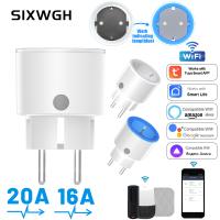 China 4400W RoHS Smart Wiring Devices EU WiFi Voice Activated Plug for sale