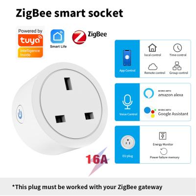 China ZigBee 3.0 Smart Wiring Devices Outlet Plug Mesh Repeater EU US UK Standard for sale