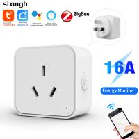 China 250V Tuya Zigbee Smart Plug Socket Mesh Repeater And Energy Monitor For Home Automation for sale