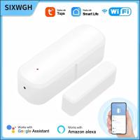 China Wireless 802.11b WiFi Door Detector Sensor Alarm for Smart Home Security for sale