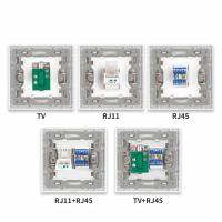 China Luxury Tempered Glass Wall Socket & Switch Panel with 7H Hardness, Waterproof, and Modern Minimalist Design for sale